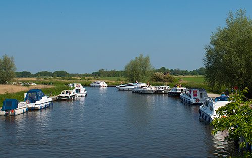 Mooring on the Norfolk Broads | Herbert Woods